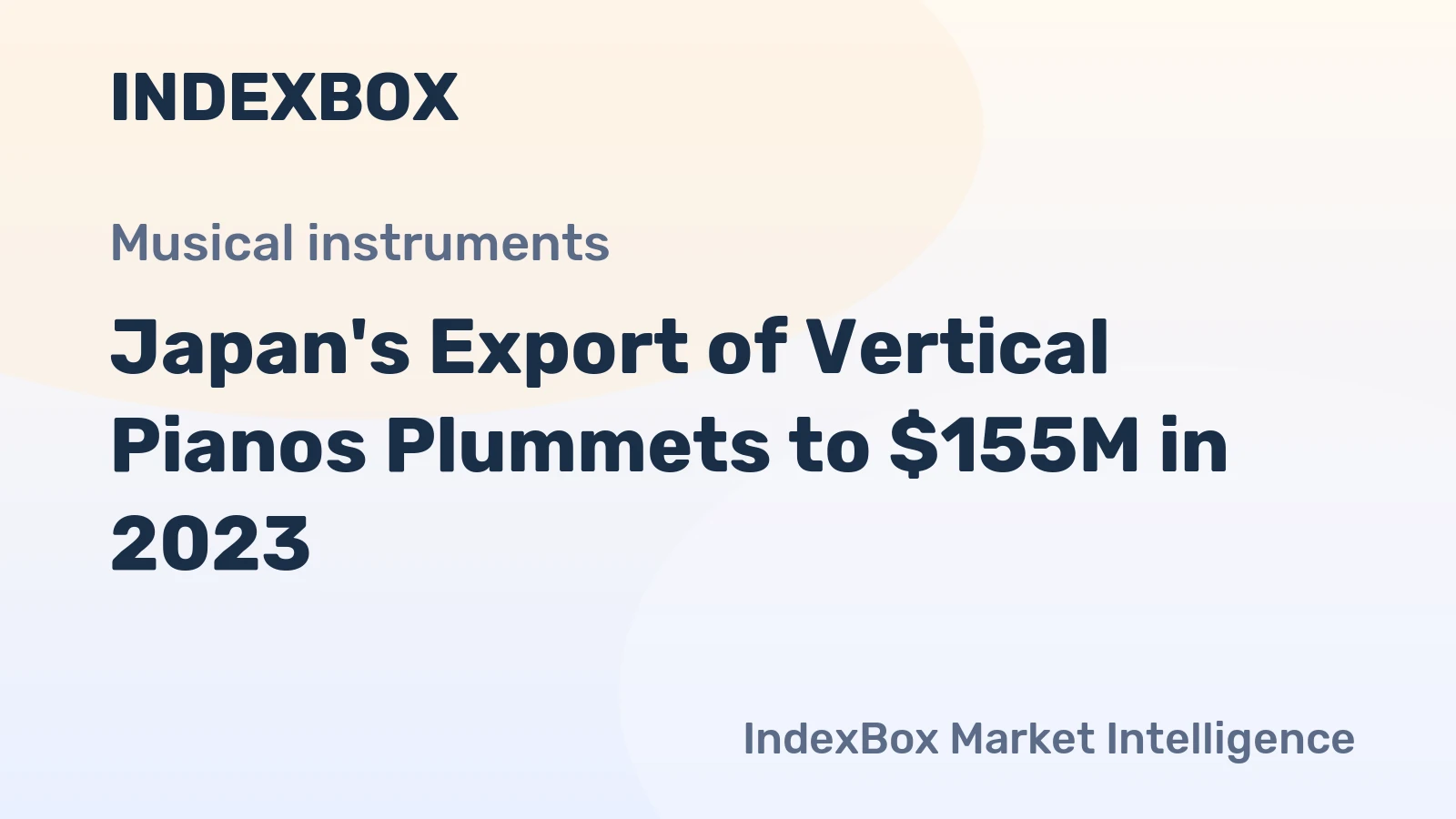 Japan's Export of Vertical Pianos Plummets to $155M in 2023