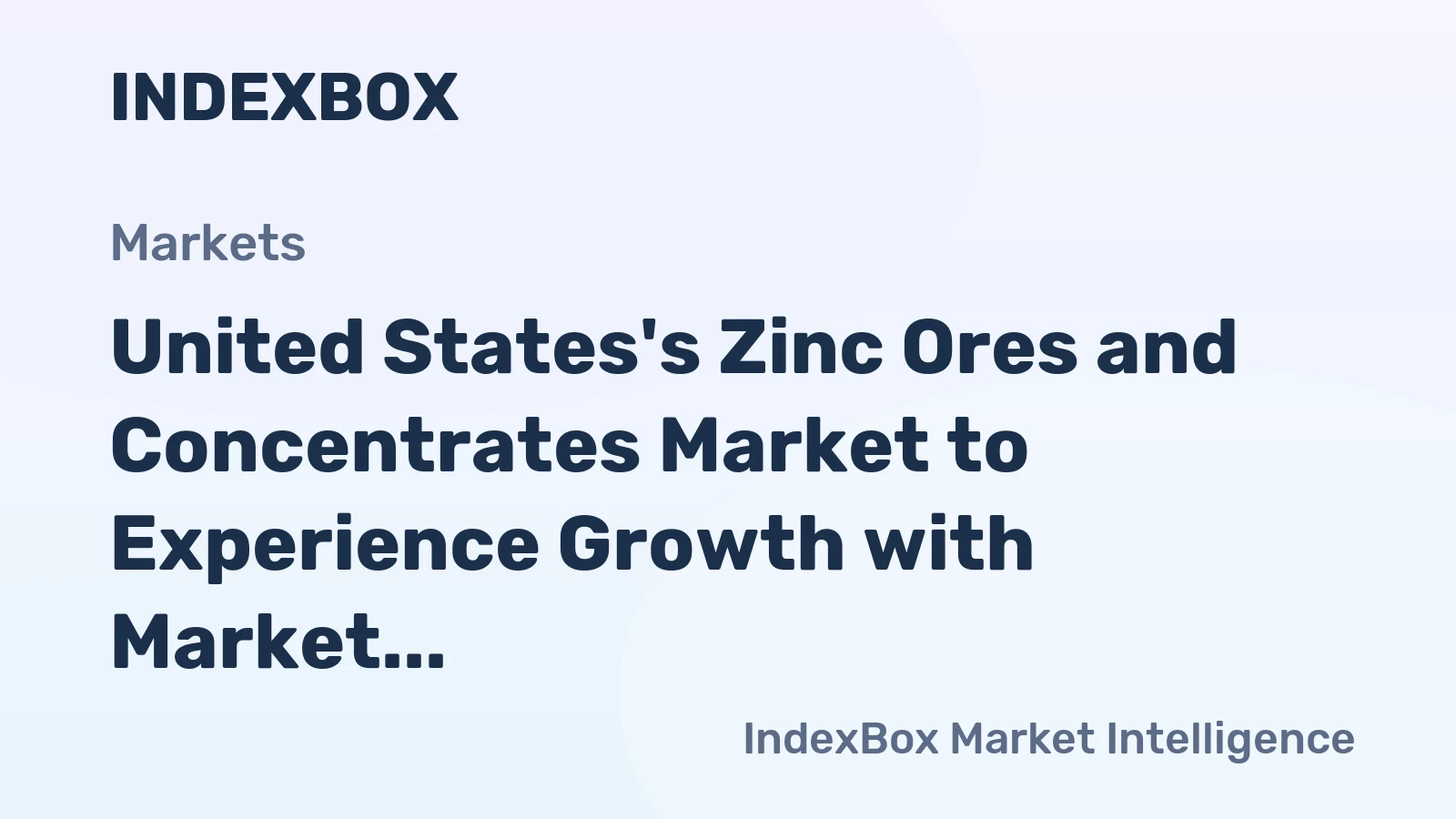 United States's Zinc Ores and Concentrates Market to Experience Growth with Market Volume Reaching 227K Tons and Market Value Hitting $493M by 2035