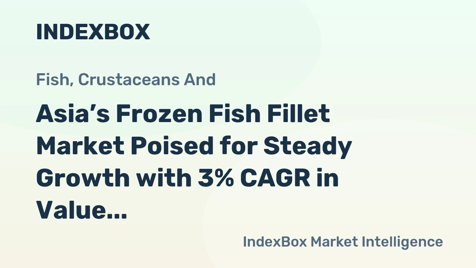 Asia’s Frozen Fish Fillet Market Poised for Steady Growth with 3% CAGR in Value Through 2035