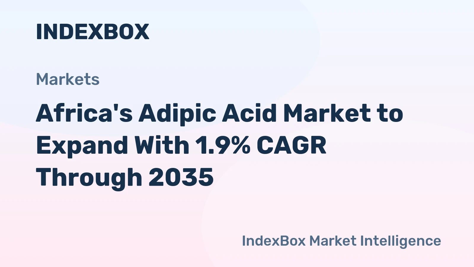 Africa's Adipic Acid Market to Expand With 1.9% CAGR Through 2035