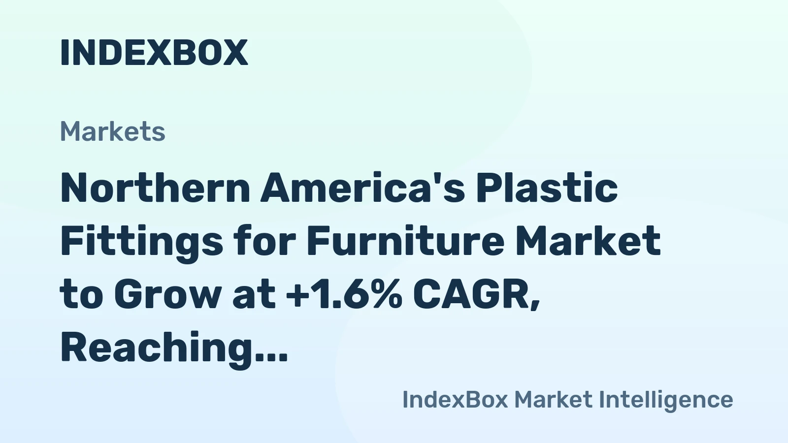 Northern America's Plastic Fittings for Furniture Market to Grow at +1.6% CAGR, Reaching 270K Tons by 2035