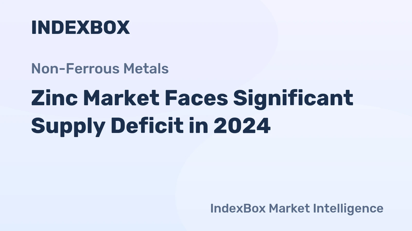 Zinc Market Faces Significant Supply Deficit in 2024