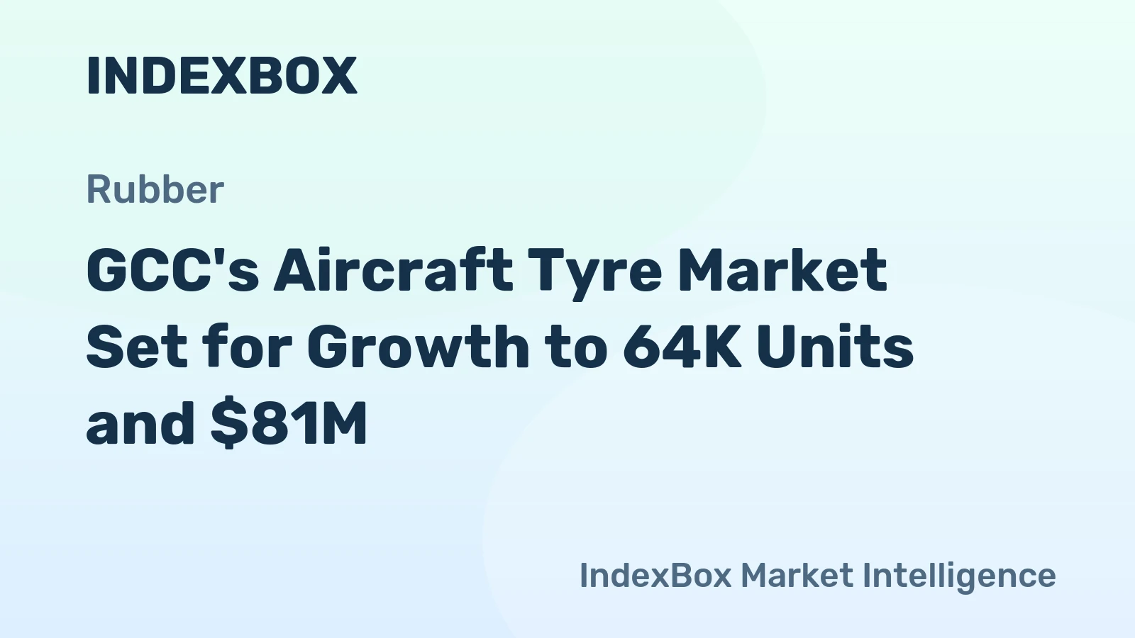GCC's Aircraft Tyre Market Set for Growth to 64K Units and $81M