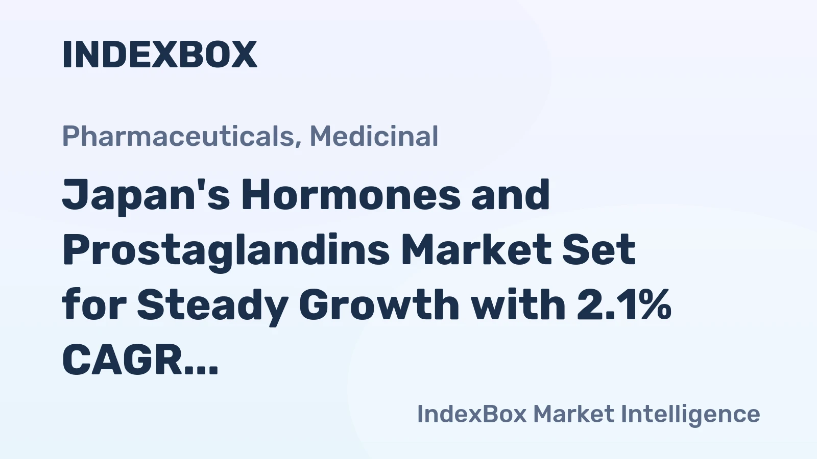 Japan's Hormones and Prostaglandins Market Set for Steady Growth with 2.1% CAGR