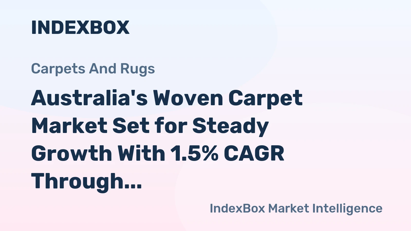 Australia's Woven Carpet Market Set for Steady Growth With 1.5% CAGR Through 2035