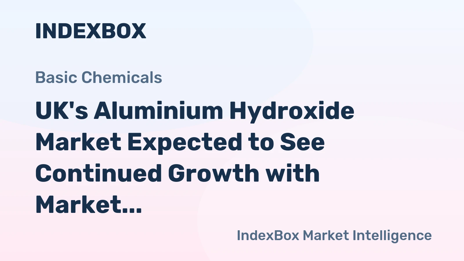 UK's Aluminium Hydroxide Market Expected to See Continued Growth with Market Volume Reaching 389K tons and Market Value Reaching $240M by 2035