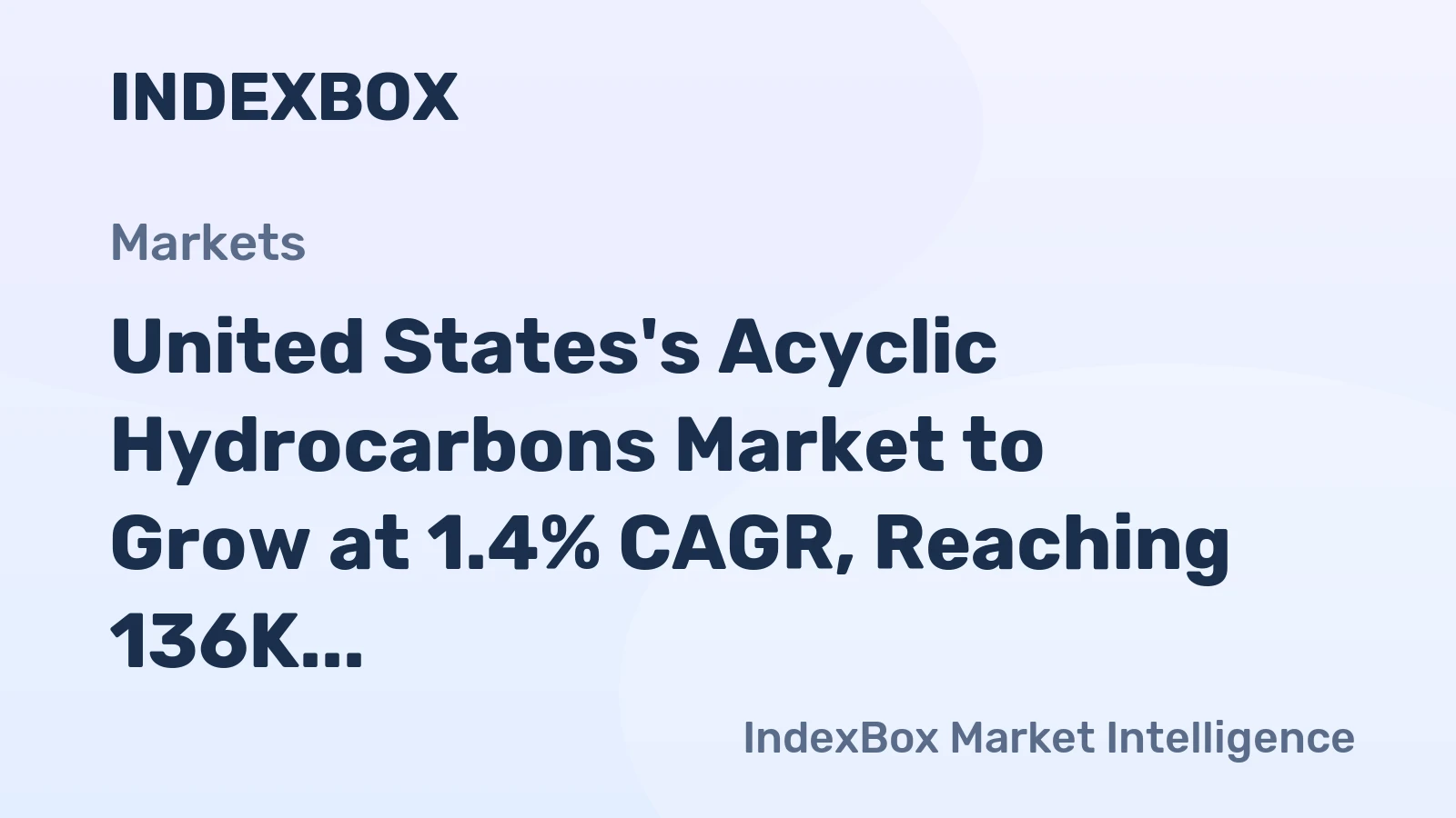 United States's Acyclic Hydrocarbons Market to Grow at 1.4% CAGR, Reaching 136K Tons by 2035