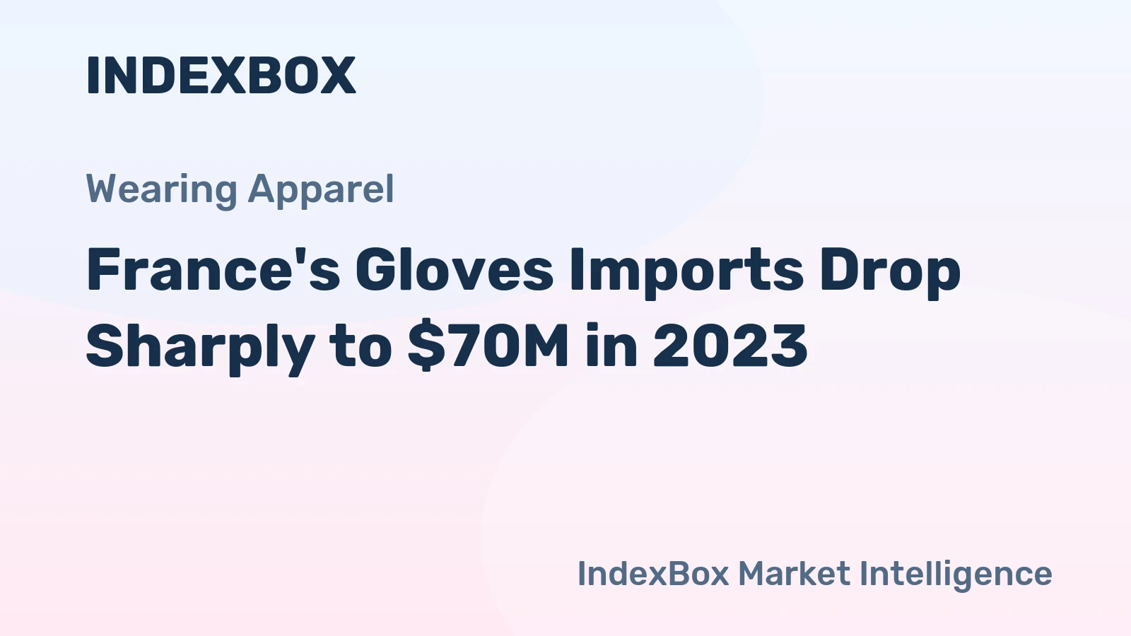 France's Gloves Imports Drop Sharply to $70M in 2023