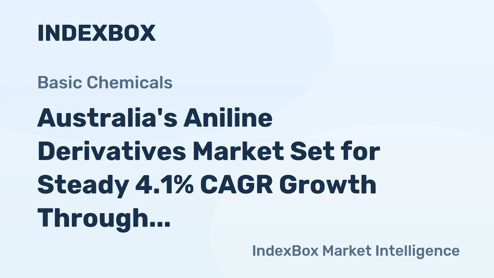 Australia's Aniline Derivatives Market Set for Steady 4.1% CAGR Growth Through 2035