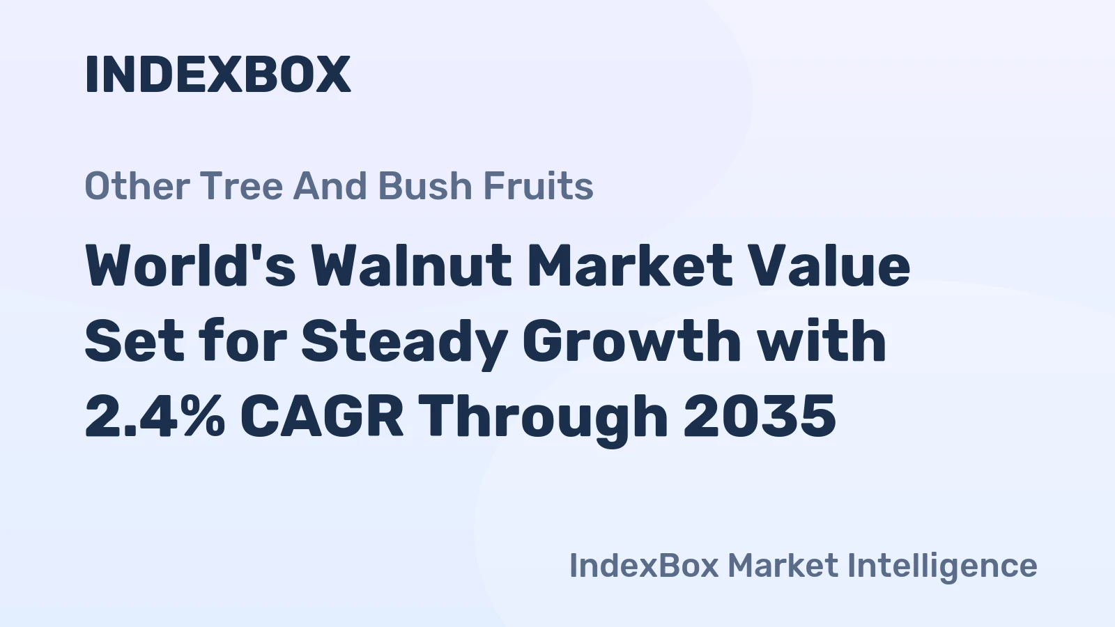 World's Walnut Market Value Set for Steady Growth with 2.4% CAGR Through 2035