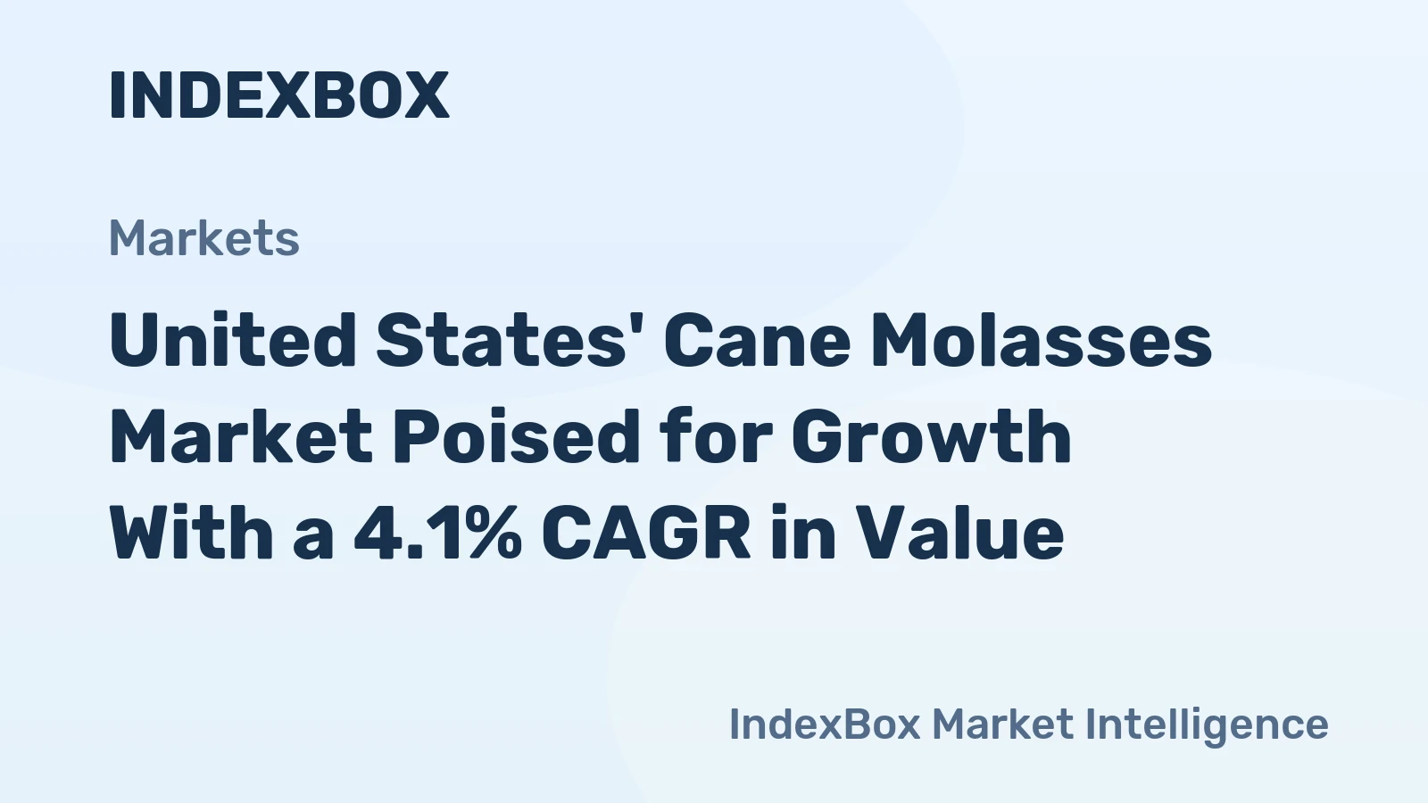 United States' Cane Molasses Market Poised for Growth With a 4.1% CAGR in Value
