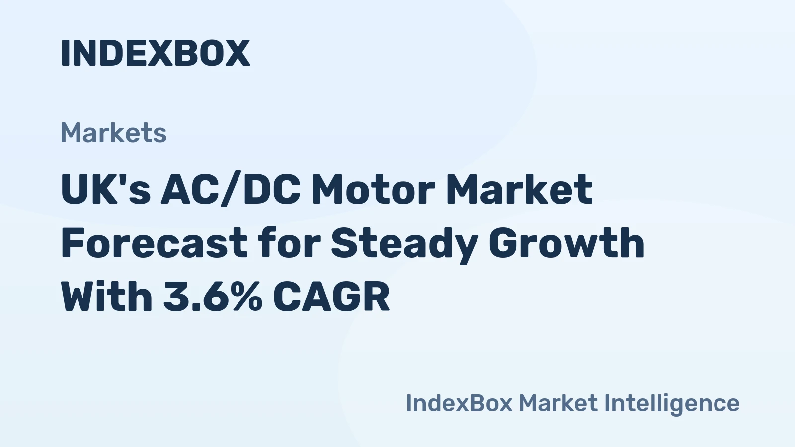 UK's AC/DC Motor Market Forecast for Steady Growth With 3.6% CAGR