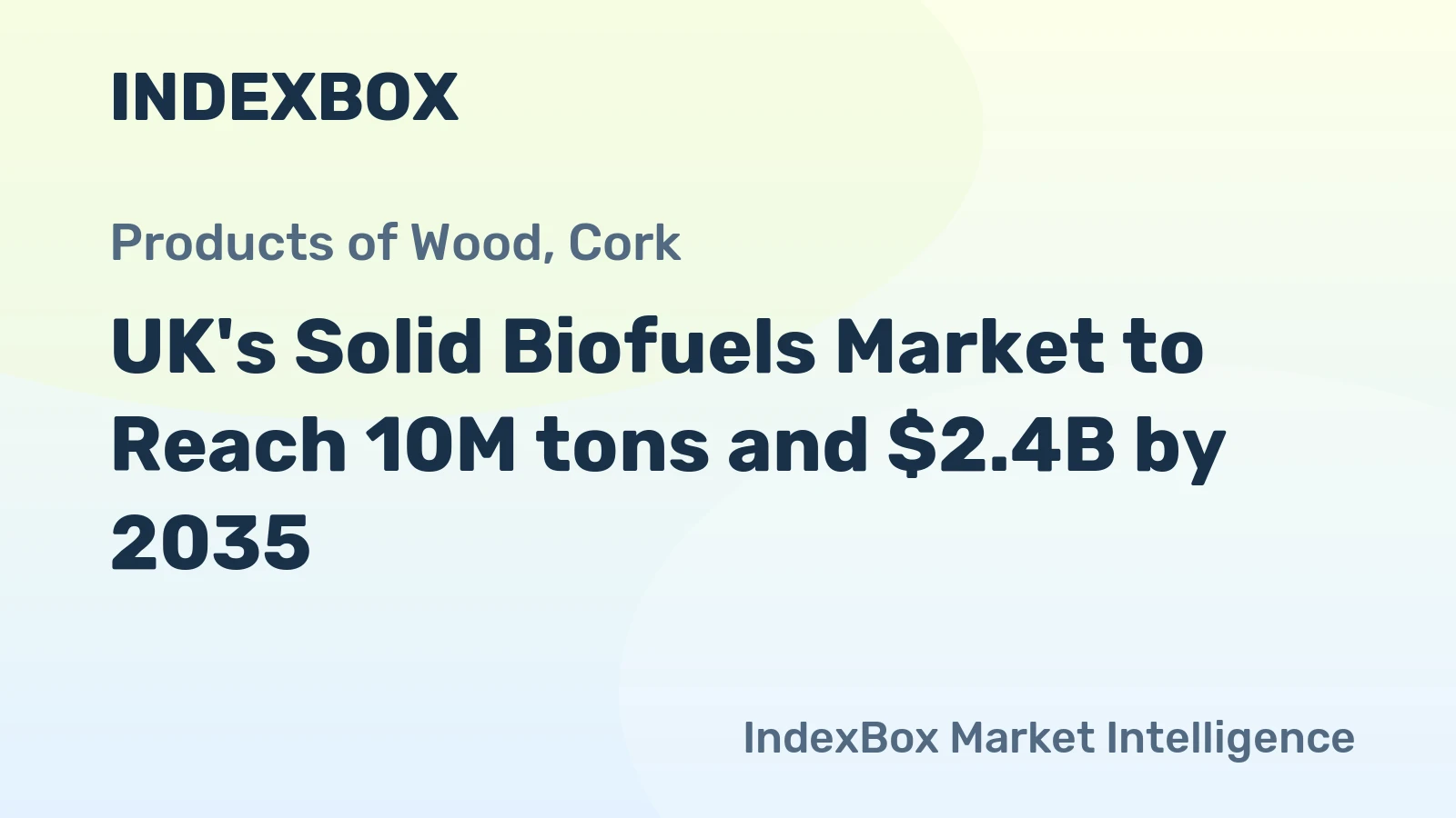 UK's Solid Biofuels Market to Reach 10M tons and $2.4B by 2035