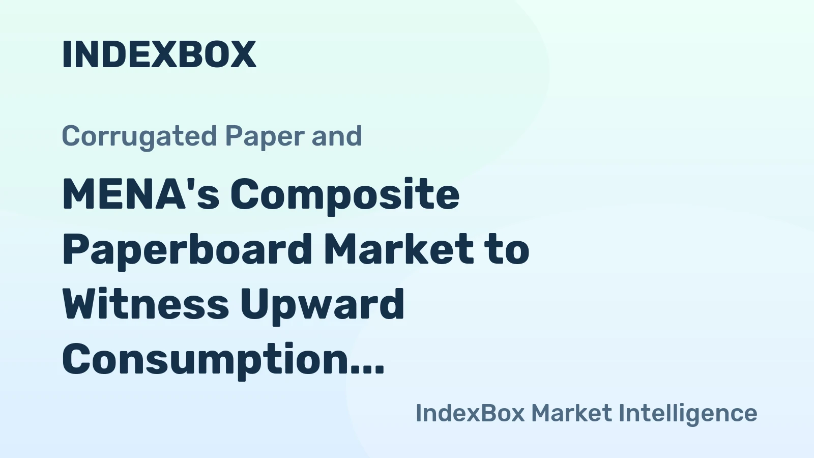 MENA's Composite Paperboard Market to Witness Upward Consumption Trend with Projected CAGR of +1.2% by 2035
