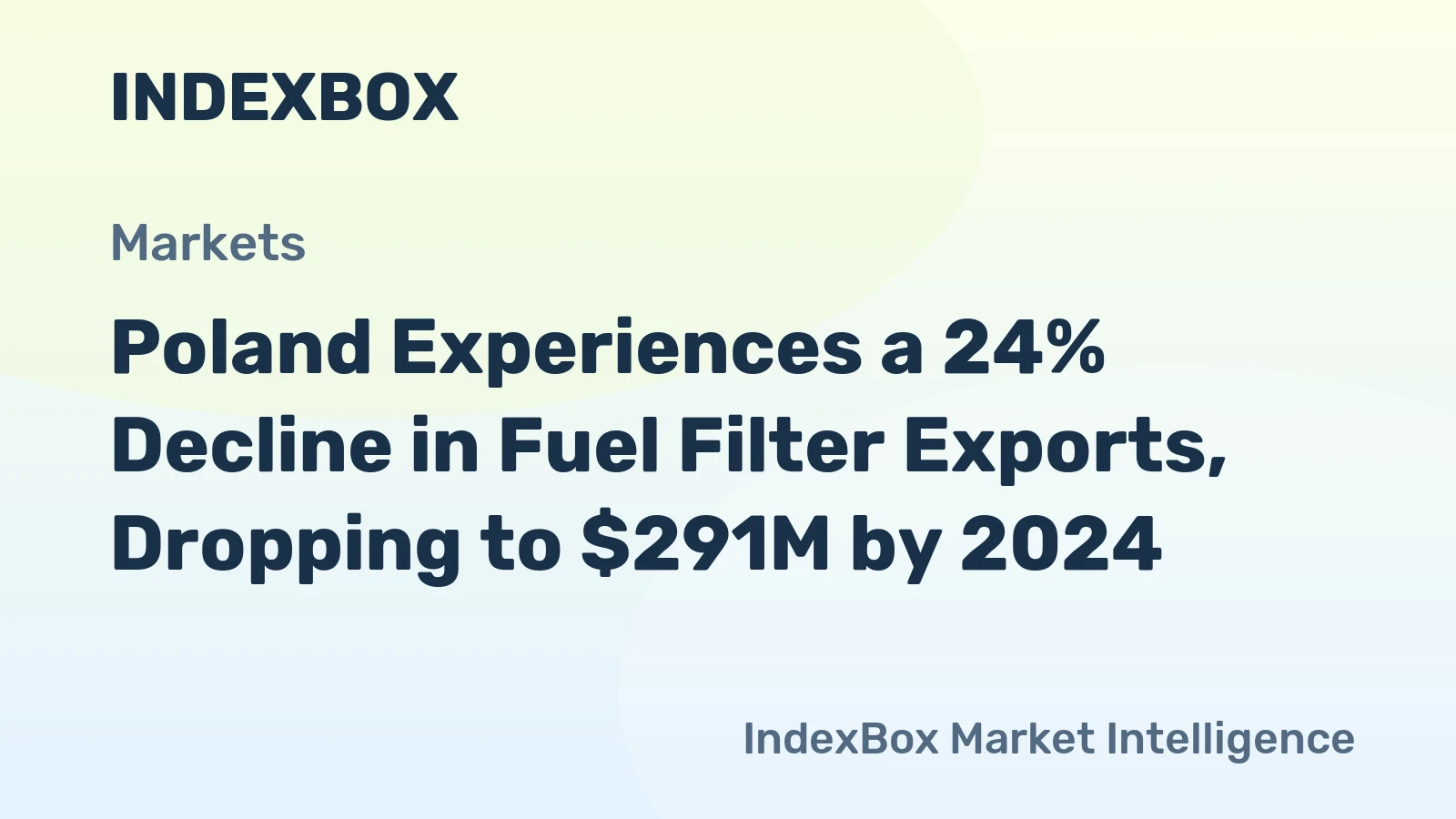 Poland Experiences a 24% Decline in Fuel Filter Exports, Dropping to $291M by 2024