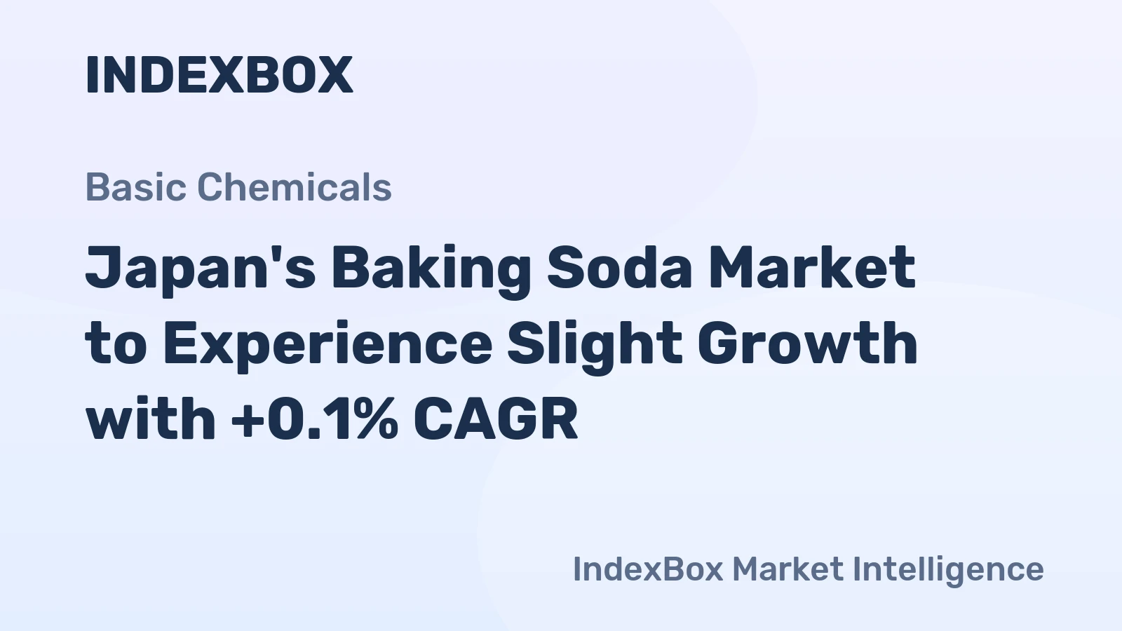 Japan's Baking Soda Market to Experience Slight Growth with +0.1% CAGR