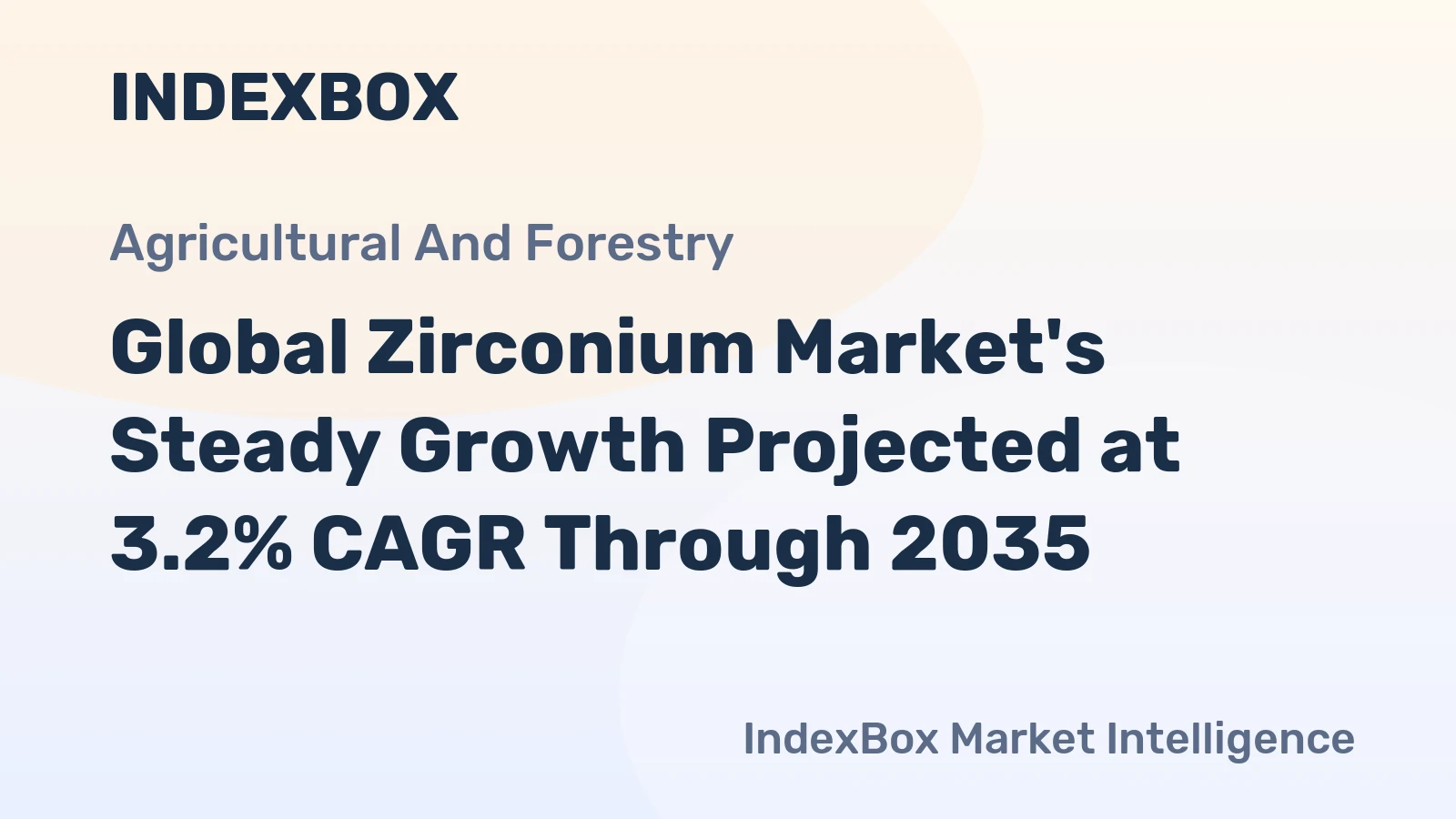 Global Zirconium Market's Steady Growth Projected at 3.2% CAGR Through 2035