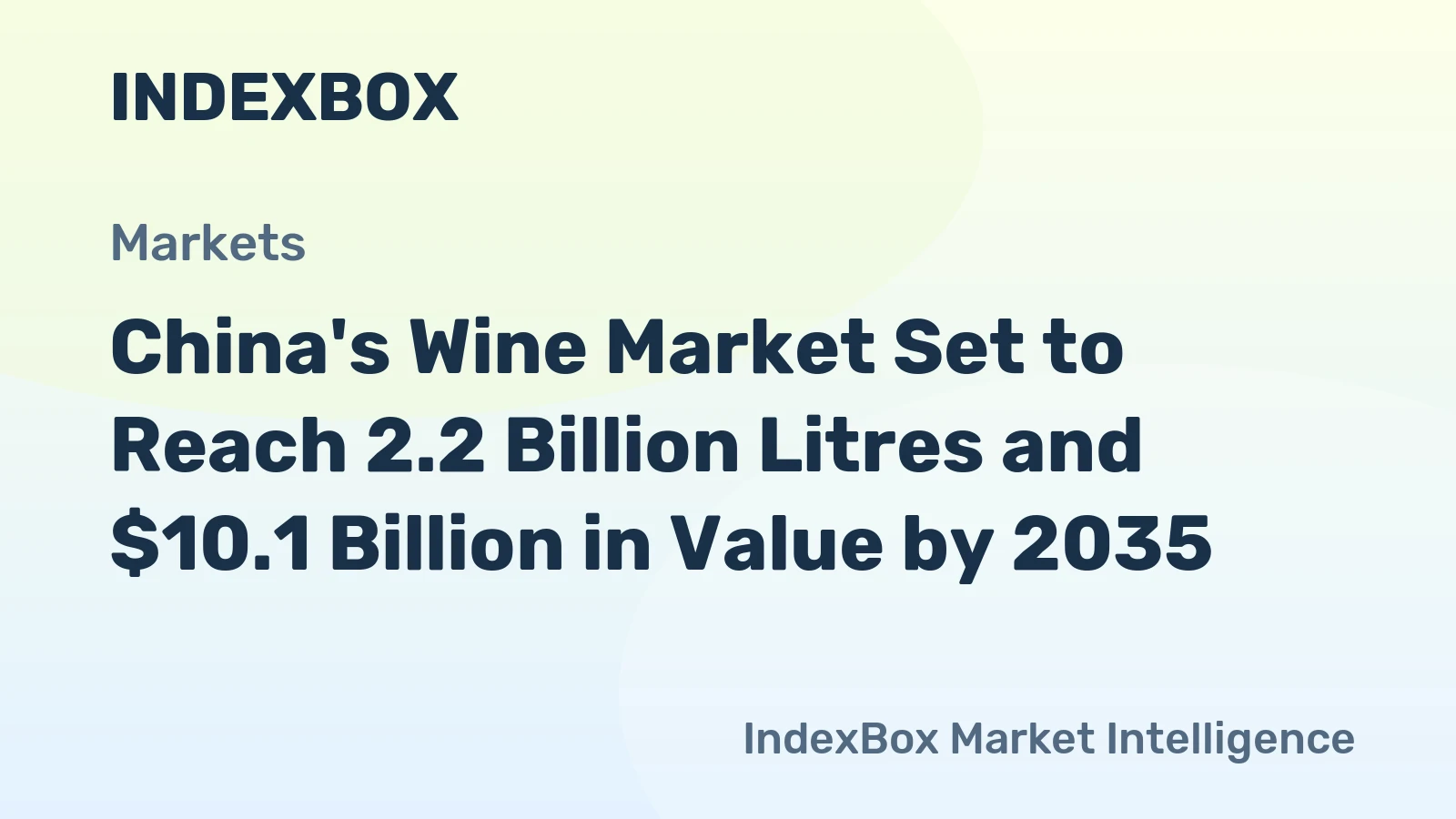 China's Wine Market Set to Reach 2.2 Billion Litres and $10.1 Billion in Value by 2035
