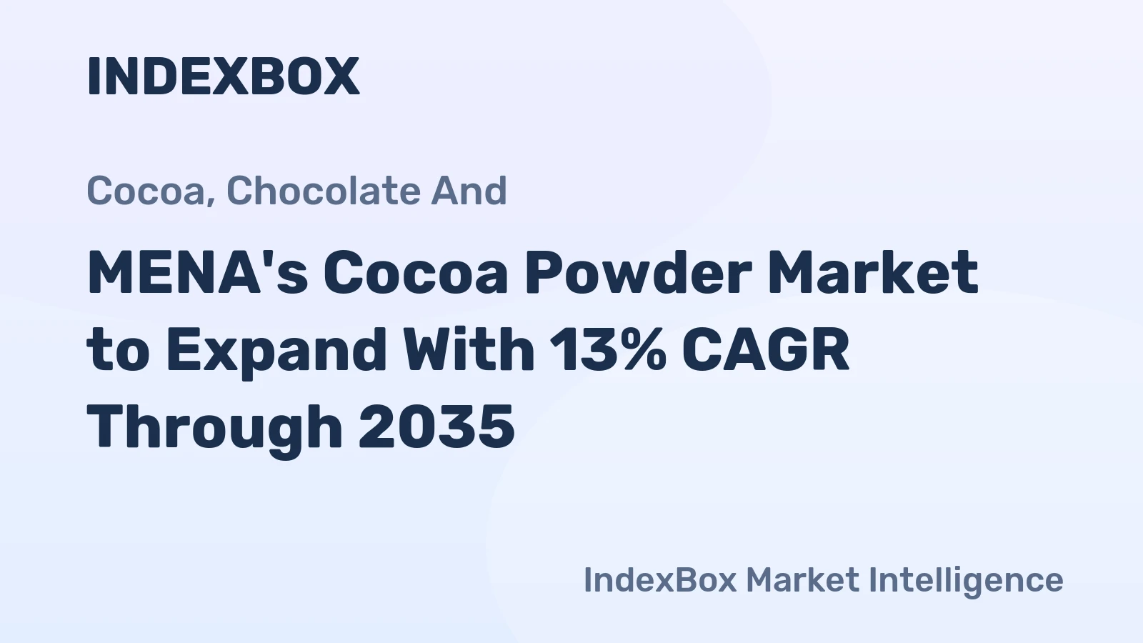 MENA's Cocoa Powder Market to Expand With 13% CAGR Through 2035