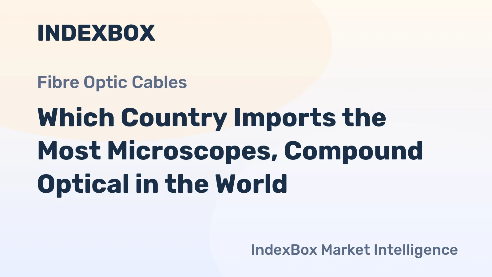 Which Country Imports the Most Microscopes, Compound Optical in the World?