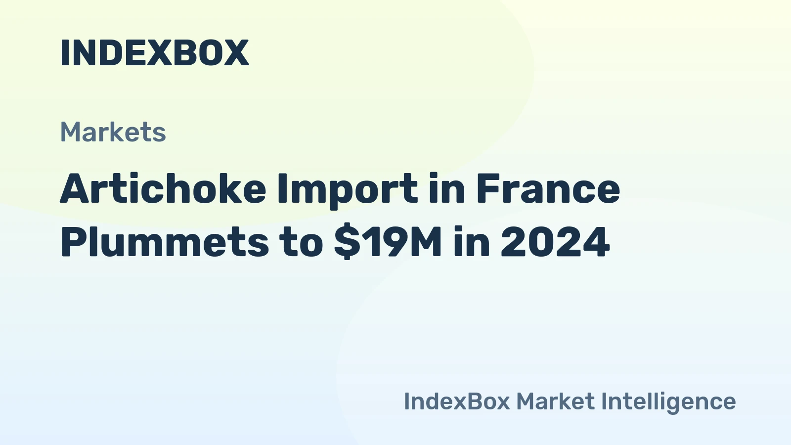Artichoke Import in France Plummets to $19M in 2024