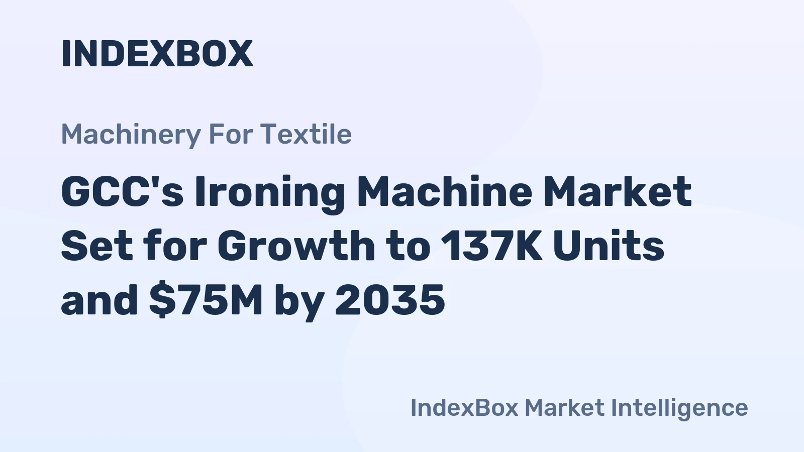 GCC's Ironing Machine Market Set for Growth to 137K Units and $75M by 2035
