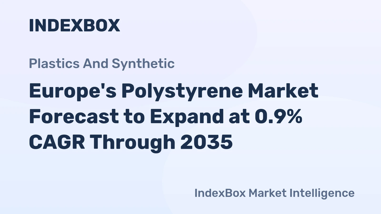 Europe's Polystyrene Market Forecast to Expand at 0.9% CAGR Through 2035