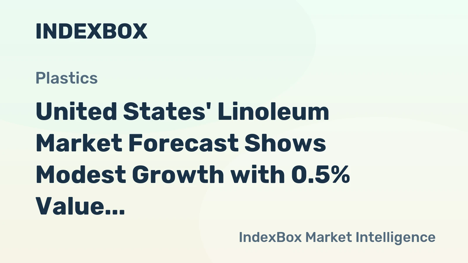 United States' Linoleum Market Forecast Shows Modest Growth with 0.5% Value CAGR