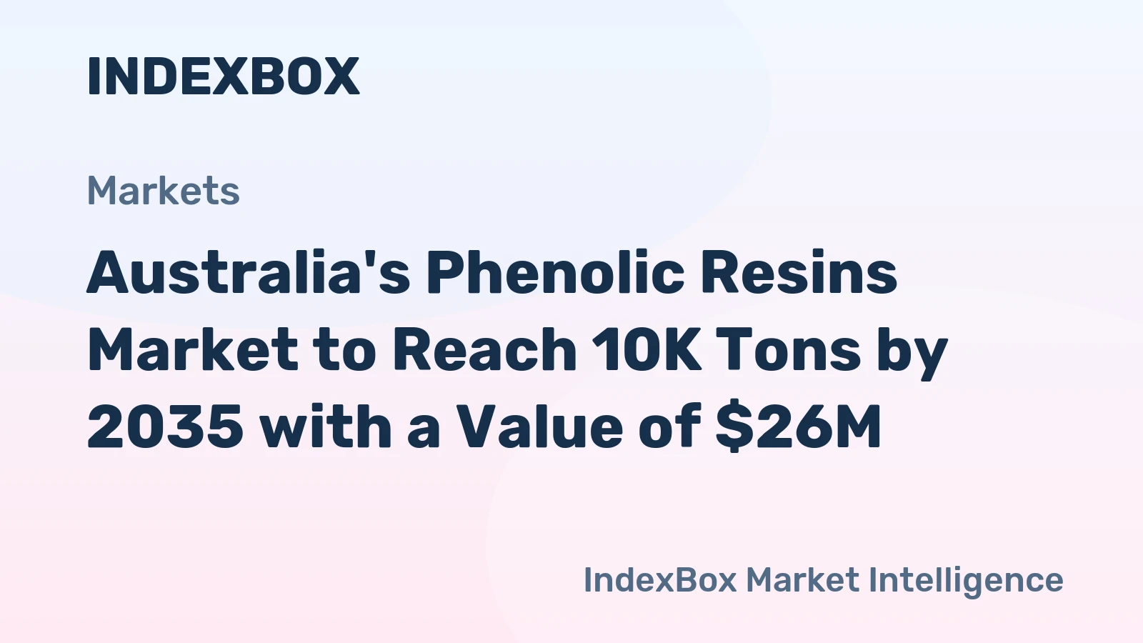 Australia's Phenolic Resins Market to Reach 10K Tons by 2035 with a Value of $26M