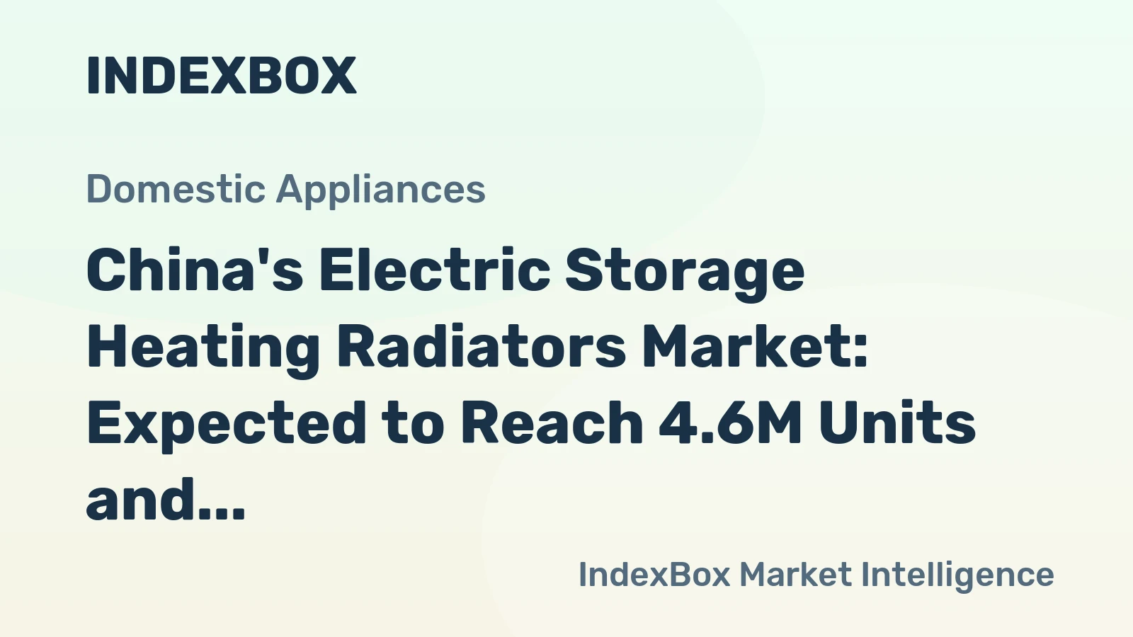 China's Electric Storage Heating Radiators Market: Expected to Reach 4.6M Units and $119M by 2035