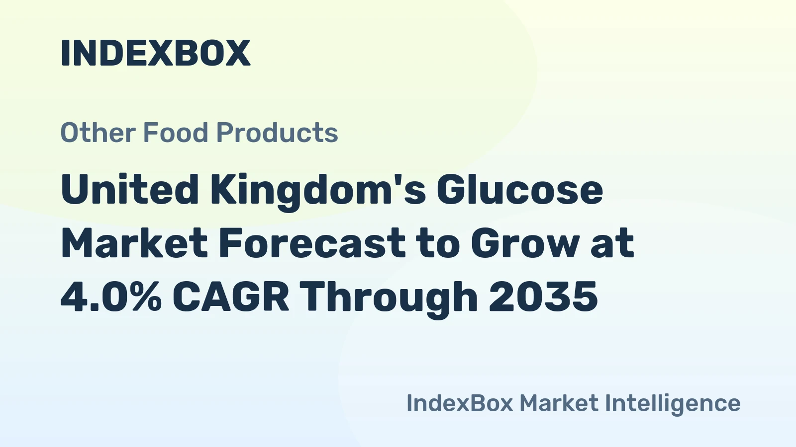 United Kingdom's Glucose Market Forecast to Grow at 4.0% CAGR Through 2035