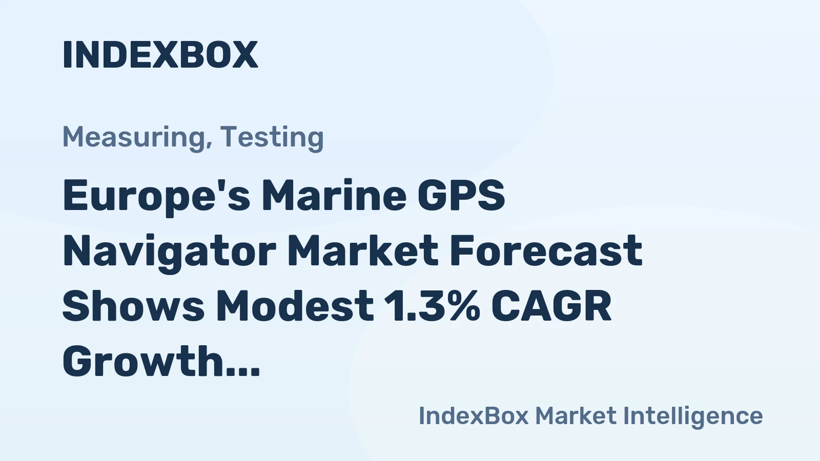 Europe's Marine GPS Navigator Market Forecast Shows Modest 1.3% CAGR Growth Through 2035