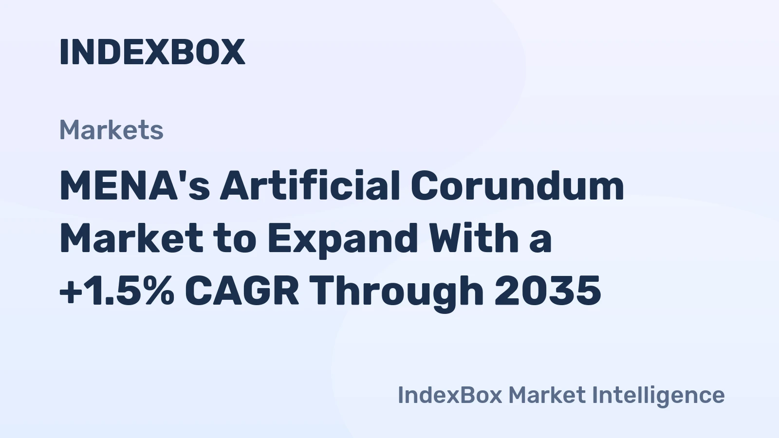 MENA's Artificial Corundum Market to Expand With a +1.5% CAGR Through 2035