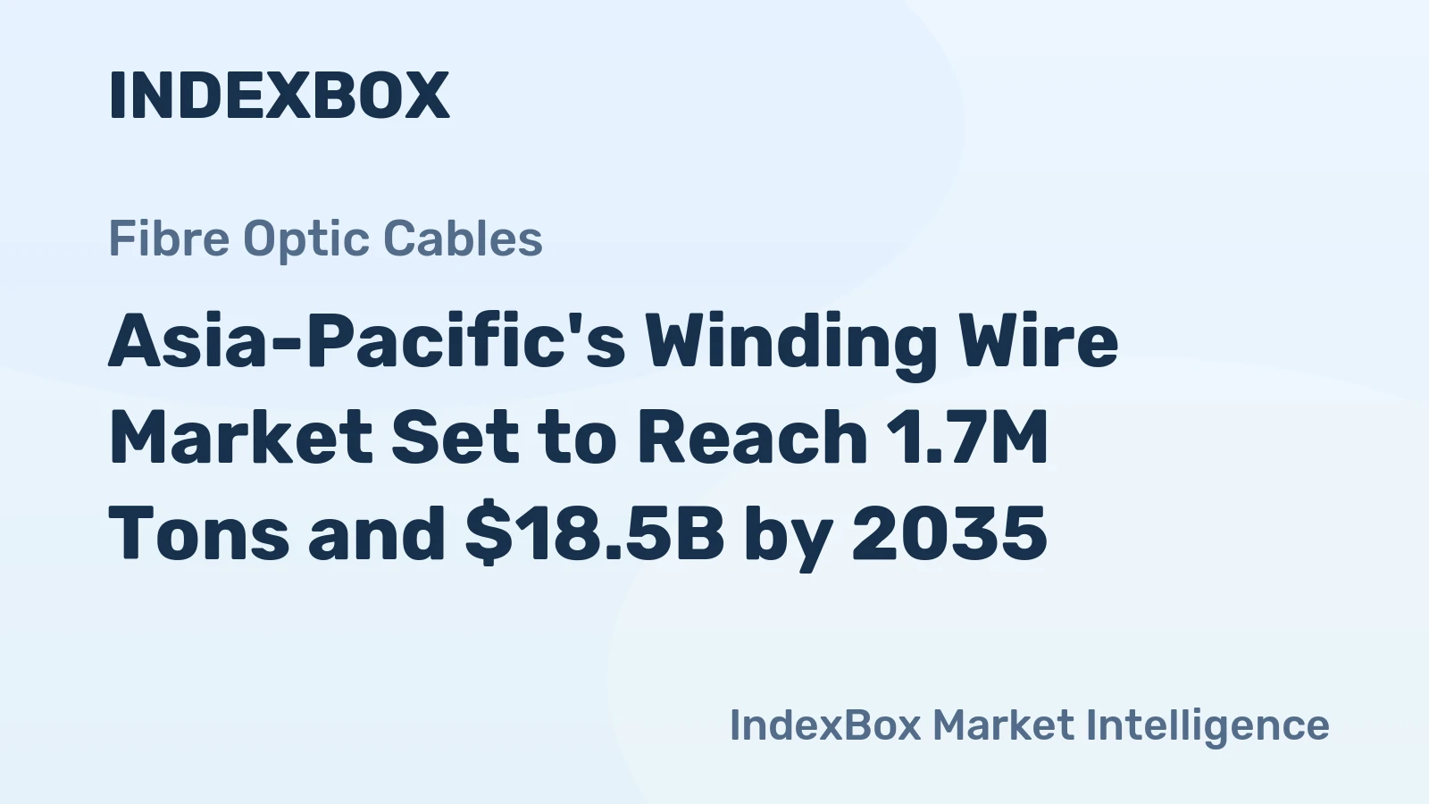 Asia-Pacific's Winding Wire Market Set to Reach 1.7M Tons and $18.5B by 2035