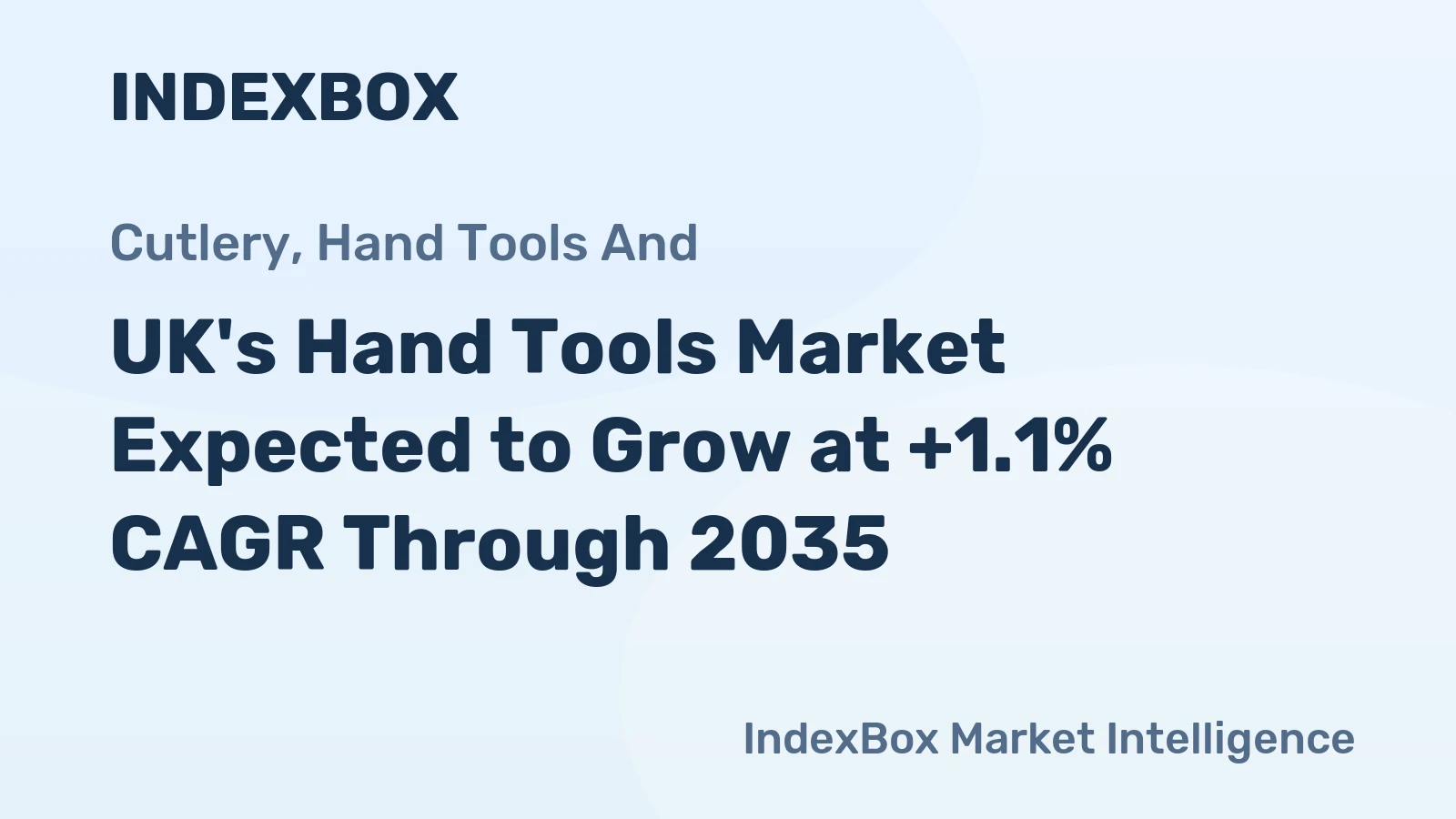 UK's Hand Tools Market Expected to Grow at +1.1% CAGR Through 2035