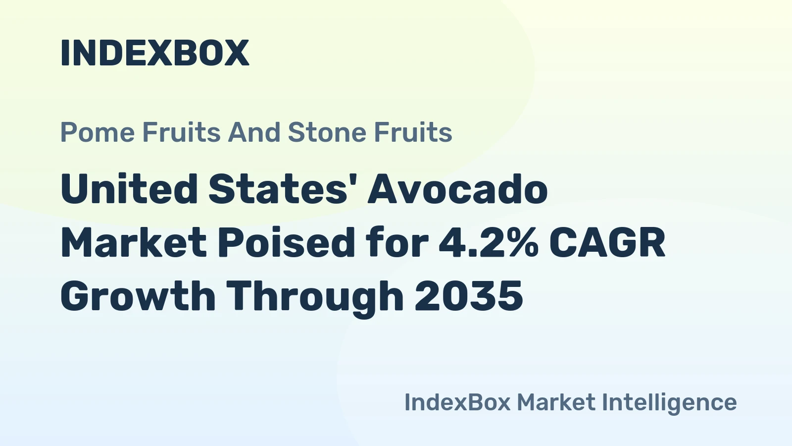 United States' Avocado Market Poised for 4.2% CAGR Growth Through 2035