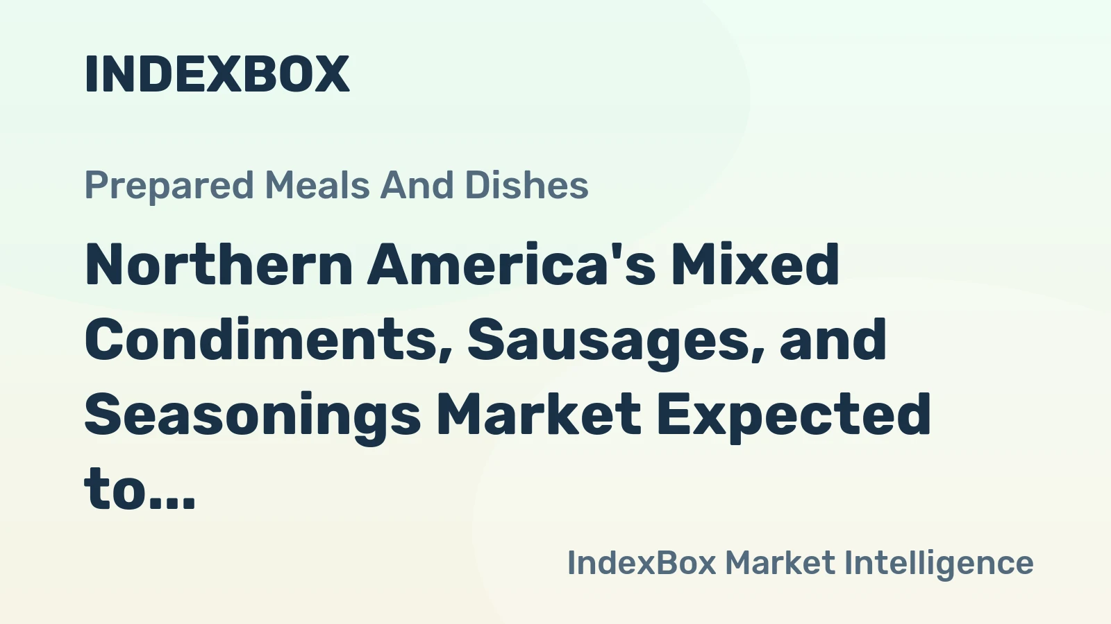 Northern America's Mixed Condiments, Sausages, and Seasonings Market Expected to Grow at 2.5% CAGR through 2035