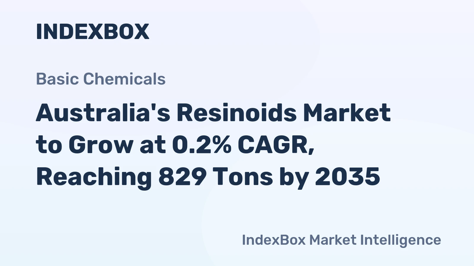 Australia's Resinoids Market to Grow at 0.2% CAGR, Reaching 829 Tons by 2035