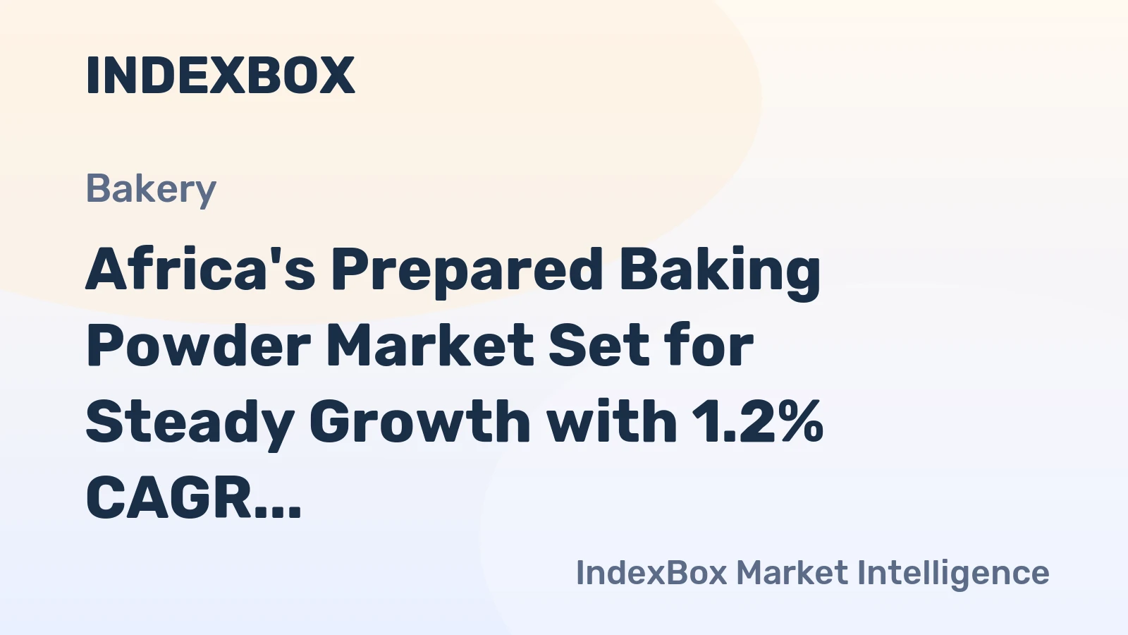 Africa's Prepared Baking Powder Market Set for Steady Growth with 1.2% CAGR Through 2035