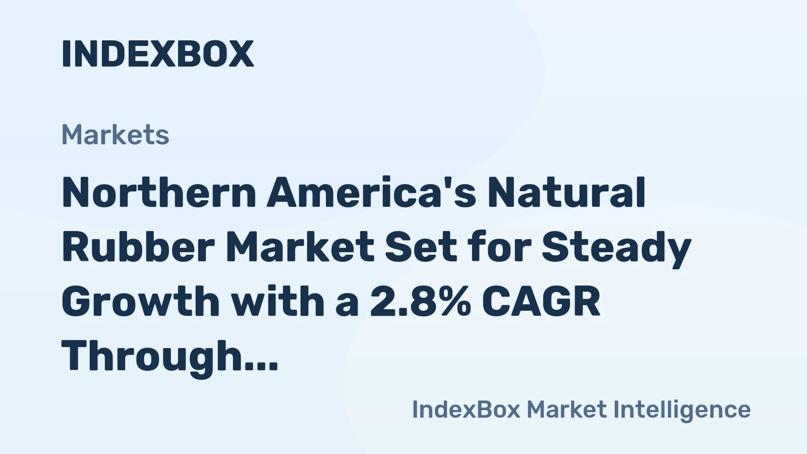 Northern America's Natural Rubber Market Set for Steady Growth with a 2.8% CAGR Through 2035