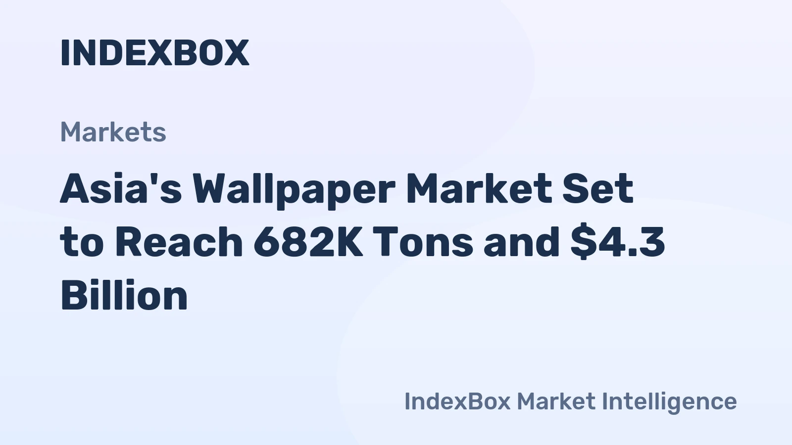 Asia's Wallpaper Market Set to Reach 682K Tons and $4.3 Billion