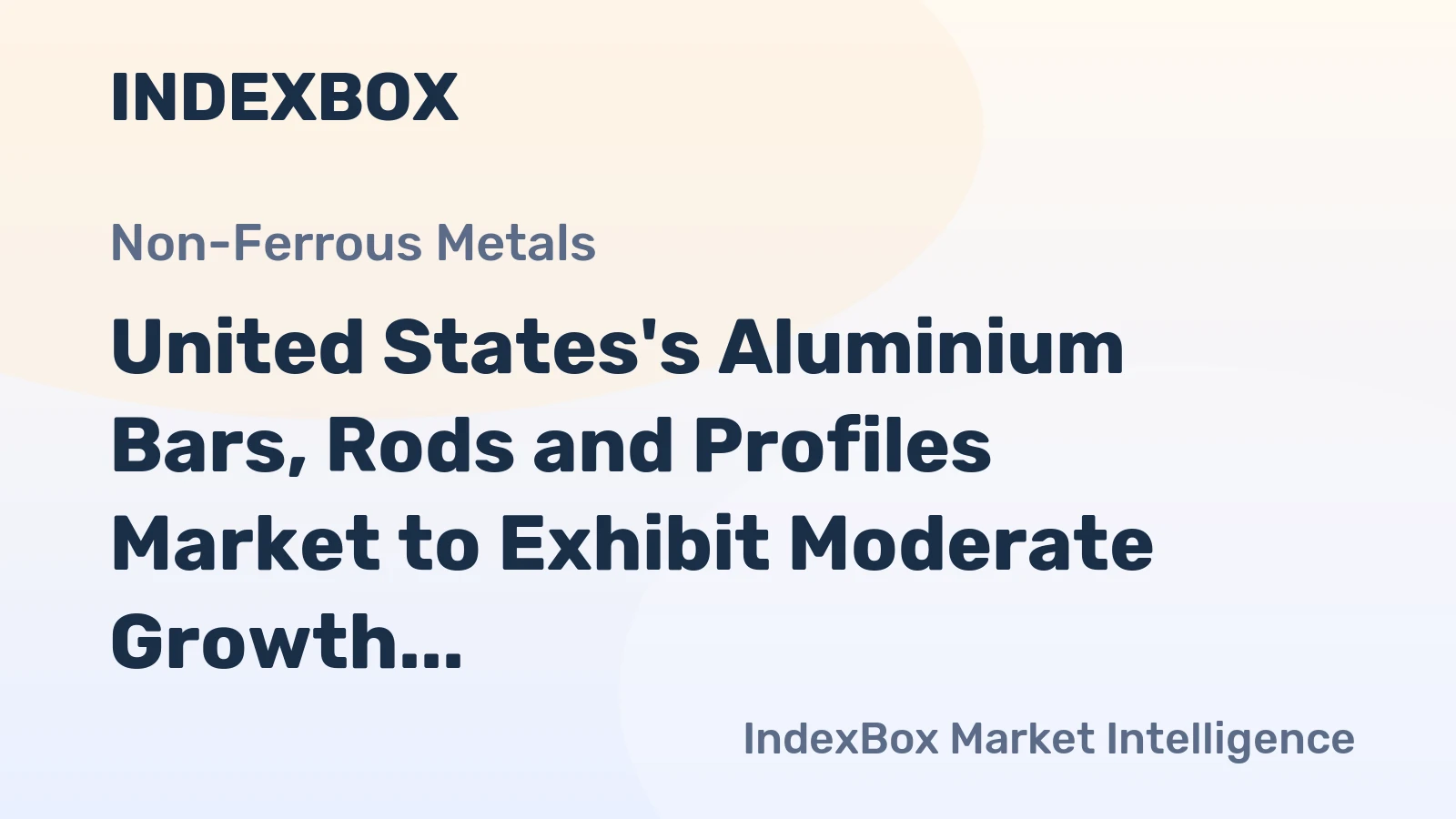 United States's Aluminium Bars, Rods and Profiles Market to Exhibit Moderate Growth with Market Volume Reaching 3.7M tons and Market Value Hitting $24.9B by 2035