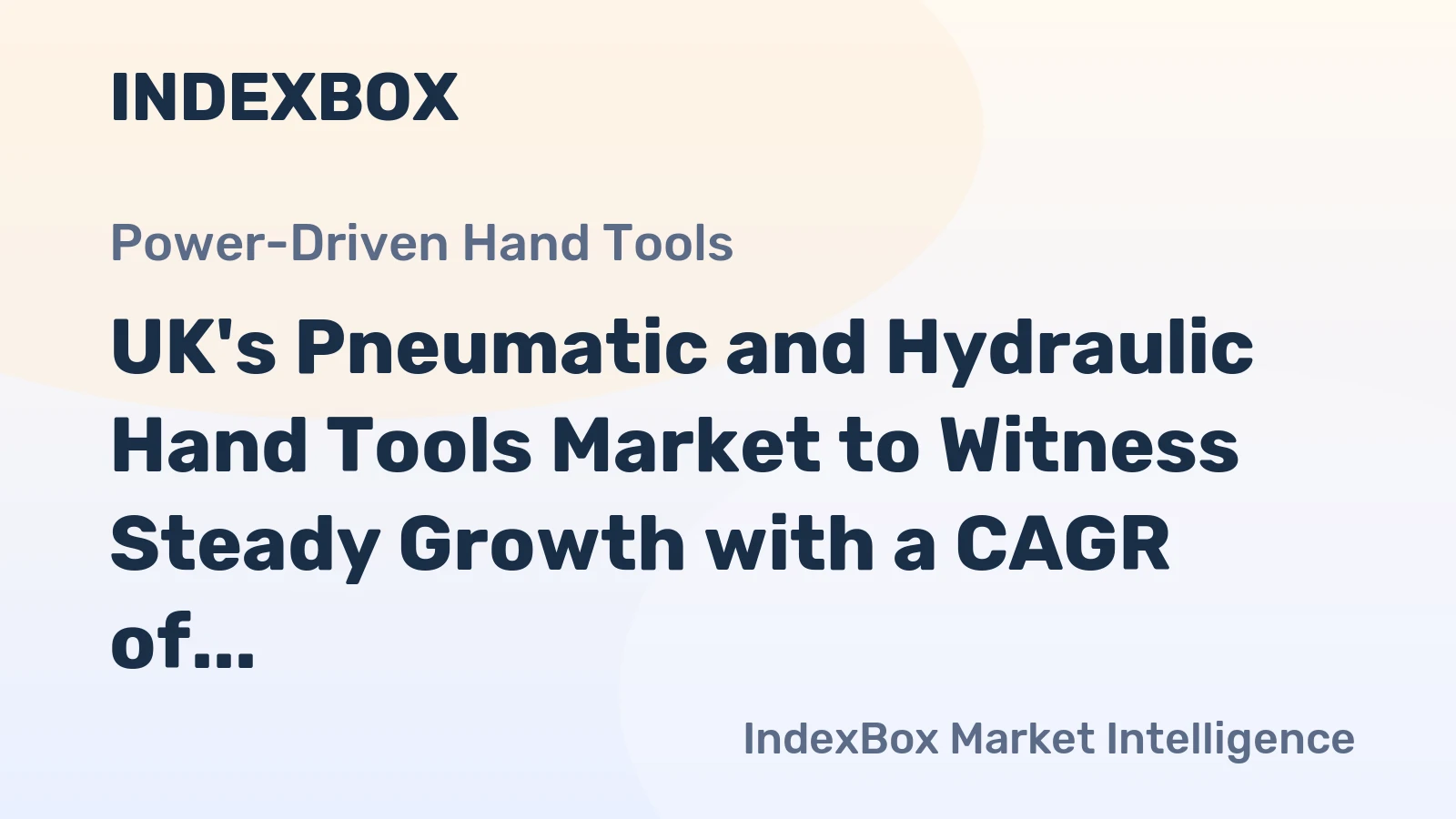 UK's Pneumatic and Hydraulic Hand Tools Market to Witness Steady Growth with a CAGR of +1.0% from 2024 to 2035, Reaching $462M in Value by 2035
