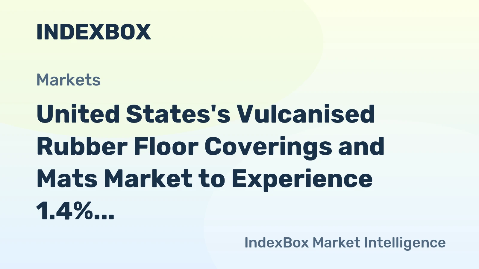 United States's Vulcanised Rubber Floor Coverings and Mats Market to Experience 1.4% CAGR Growth Through 2035