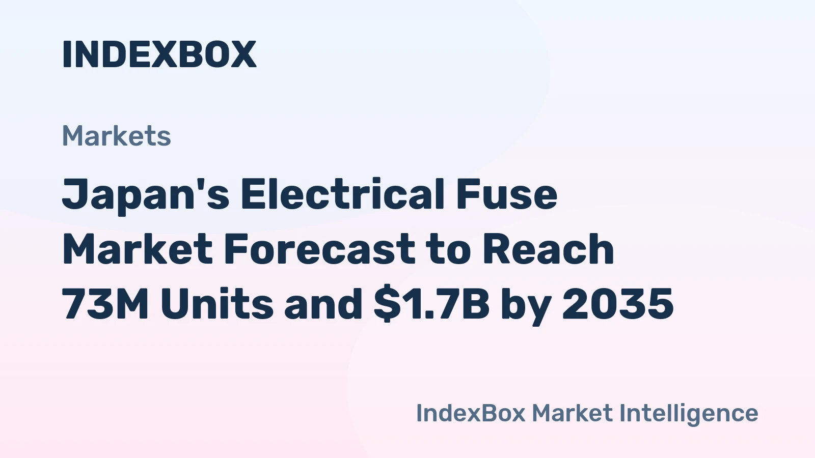 Japan's Electrical Fuse Market Forecast to Reach 73M Units and $1.7B by 2035