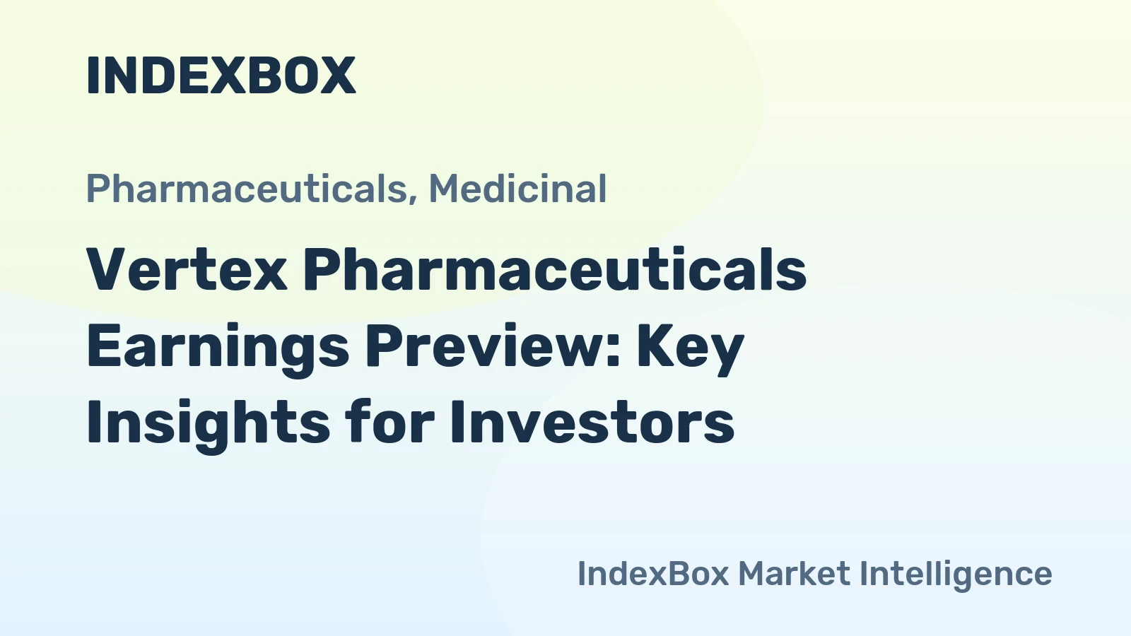 Vertex Pharmaceuticals Earnings Preview: Key Insights for Investors