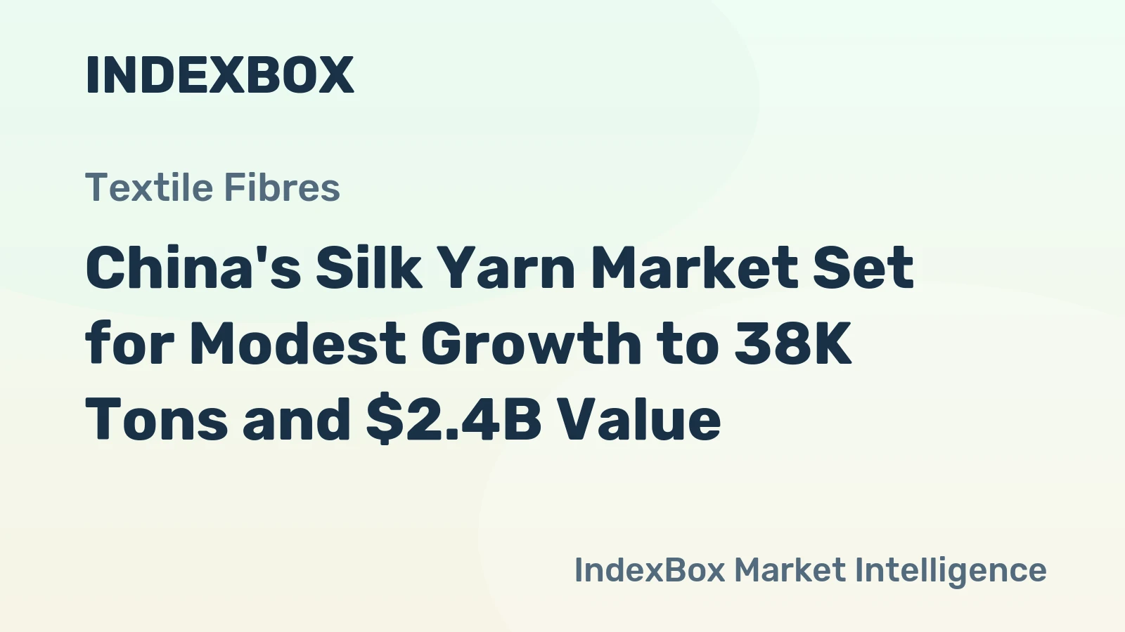 China's Silk Yarn Market Set for Modest Growth to 38K Tons and $2.4B Value