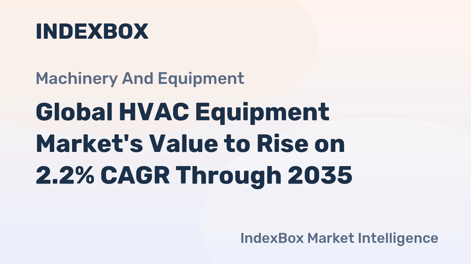 Global HVAC Equipment Market's Value to Rise on 2.2% CAGR Through 2035