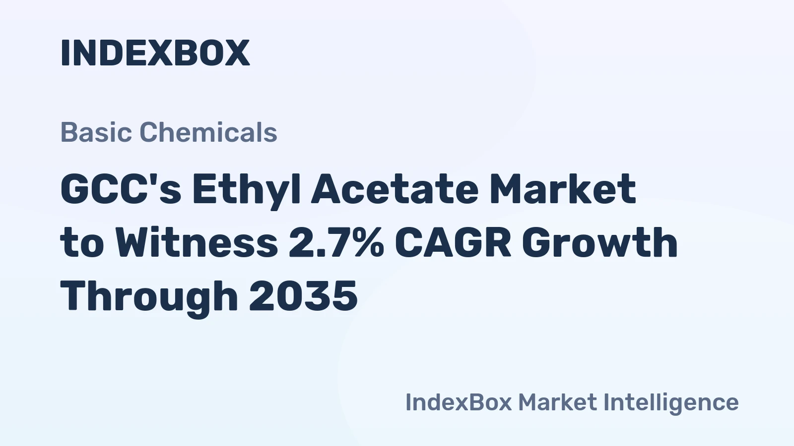 GCC's Ethyl Acetate Market to Witness 2.7% CAGR Growth Through 2035