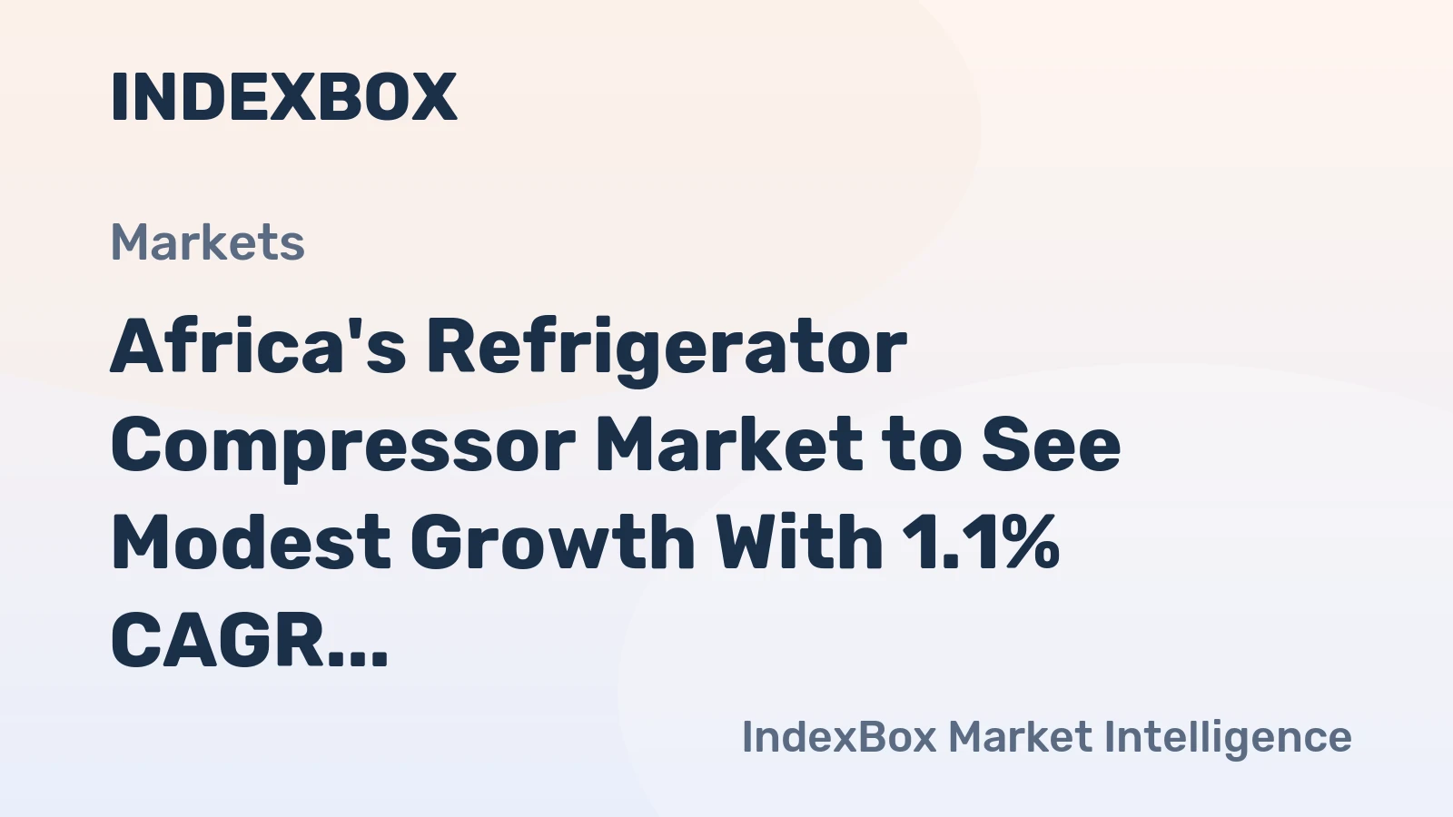 Africa's Refrigerator Compressor Market to See Modest Growth With 1.1% CAGR Through 2035